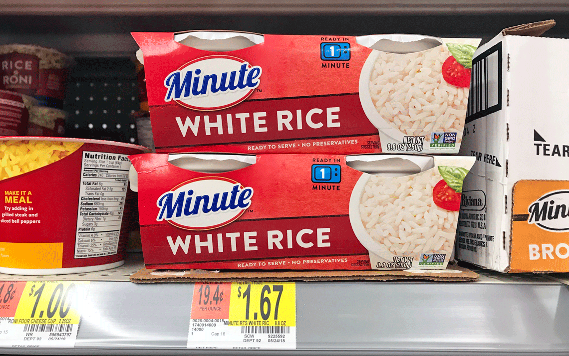 Minute Instant Rice, as Low as $0.92 at Walmart! - The Krazy Coupon Lady